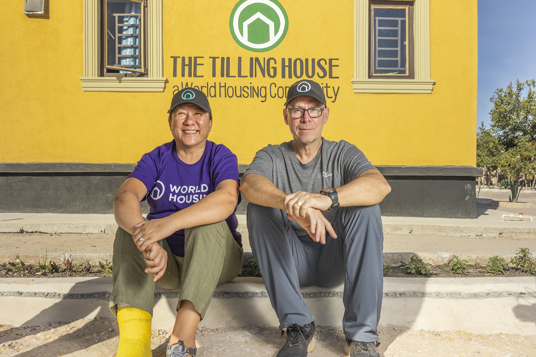 The Canadian Tilling Foundation visits the World Housing Safe House In ...